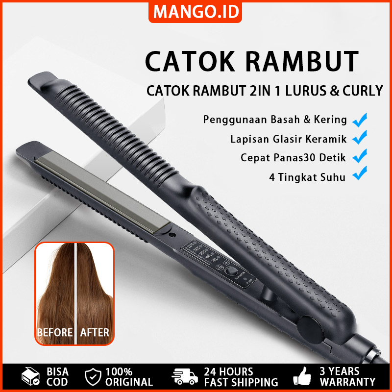 Jual Catokan glam hair/Catok crimple/catok premium gerigi kecil/catok ...