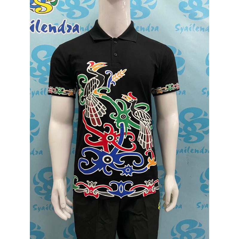 Jual Baju Dayak Motif Tingang Warna Hitam | Shopee Indonesia