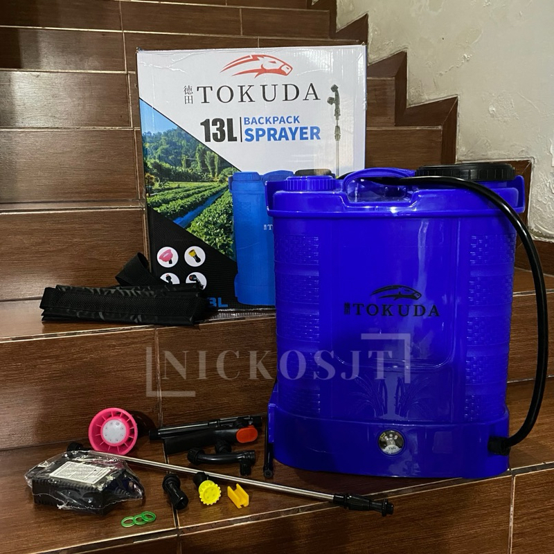 Jual Sprayer Tokuda Alat Semprot Hama 13 Liter 13L Elektrik Sprayer ...
