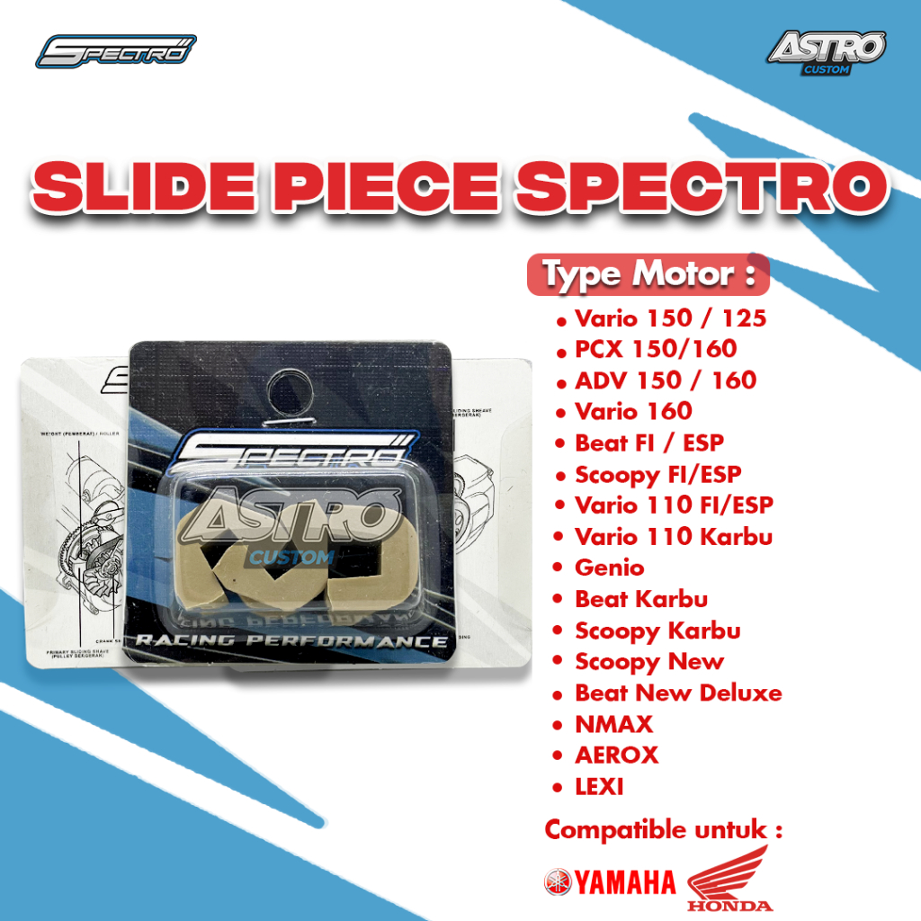 Jual Slide Piece Vario 125 150 PCX ADV 150 STYLO Spacy BeaT Fi Scoopy ...
