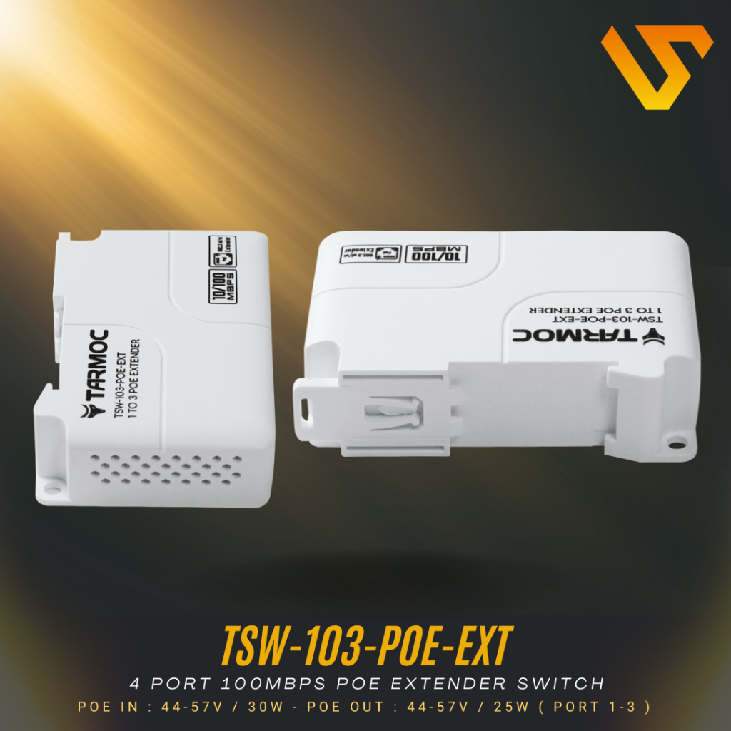 Jual Tarmoc IEEE802.3AF/AT 25W POE EXTENDER Switch 10/100 & Gigabit 1 ...