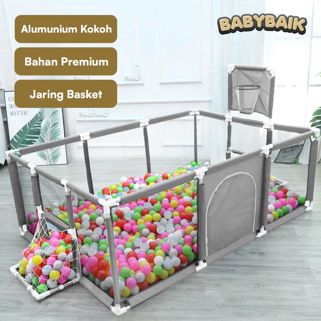 Jual Pagar Kolam Tempat Main Bermain Mandi Bola Bayi Anak Baby Pagar ...