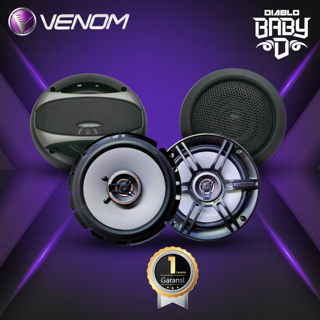 Jual Venom Baby Diablo Series Paket Speaker Mobil Depan Belakang | Shopee Indonesia