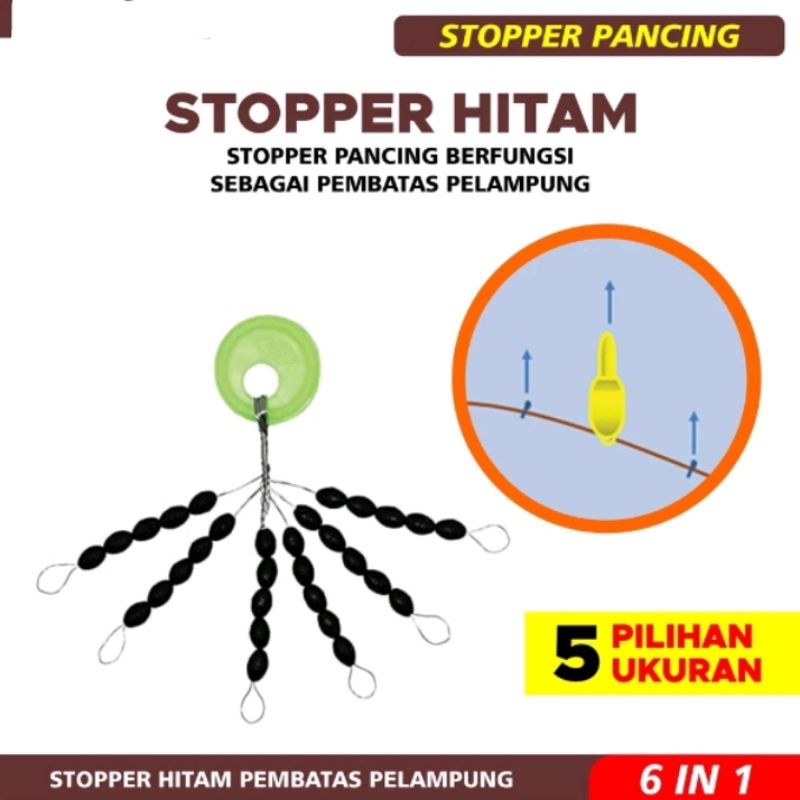 Jual Stopper Warna Hitam ( Pembatas Pelampung ) | Shopee Indonesia