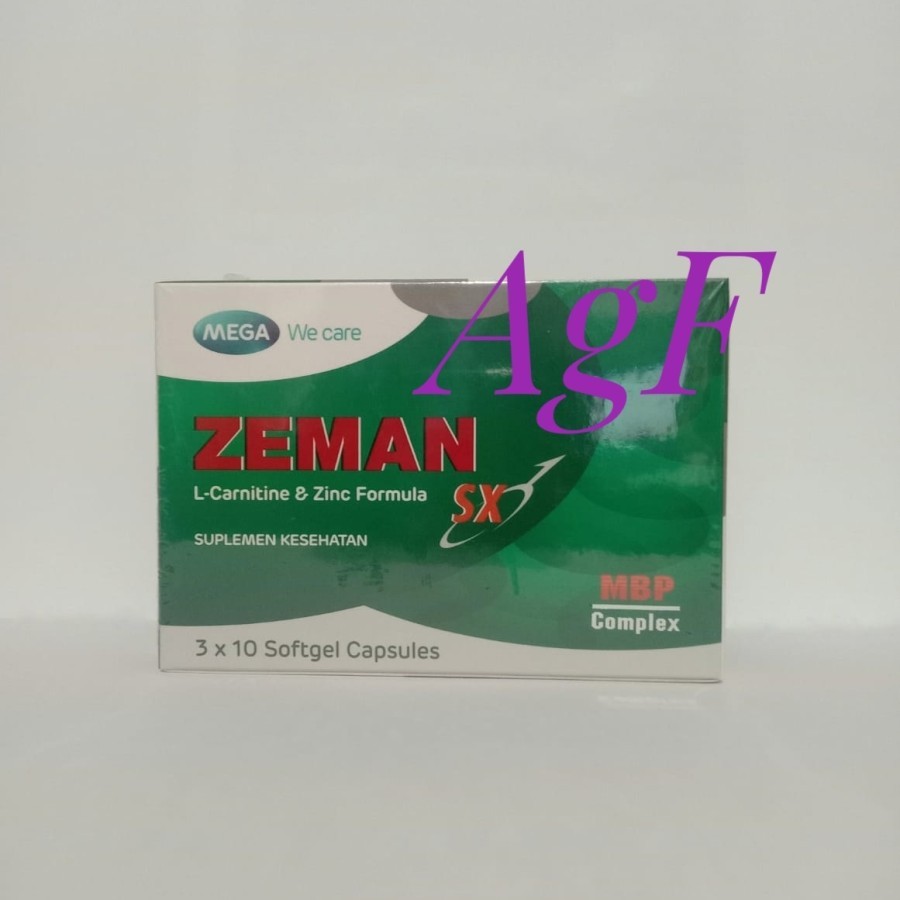 Jual Zeman SX Soft Caps isi 30 (Mega LifeSciences) | Shopee Indonesia