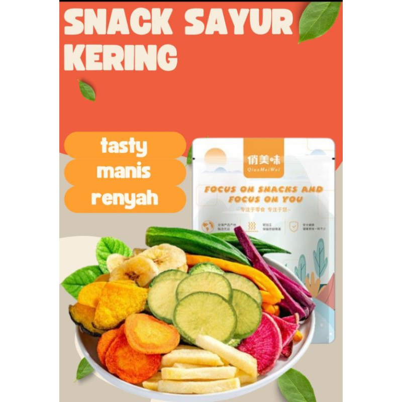 Jual SNACK SAYUR KERING PERPADUAN SAYUR DAN BUAH| CEMILAN | HEALTHY ...