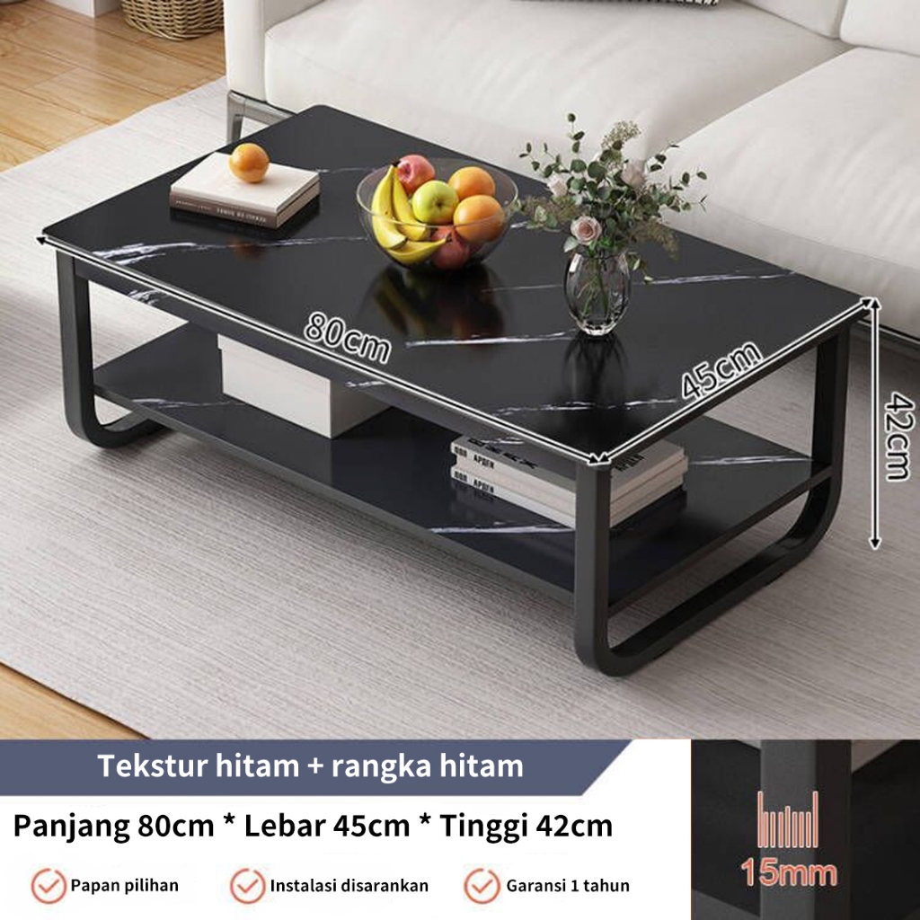 Jual JT Meja Tamu Minimalis Coffee Table Multifungsi 120x60x42cm ...