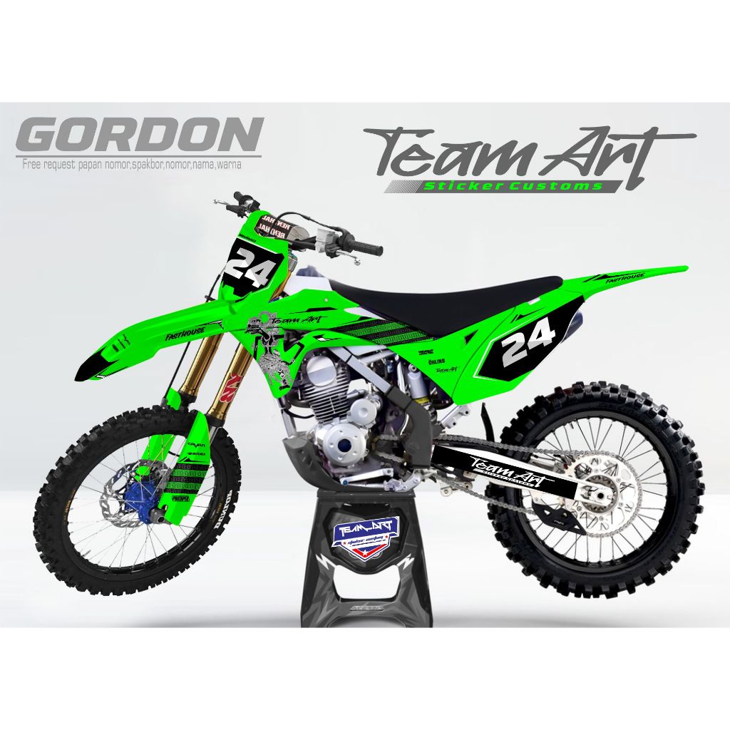 Jual decal sticker gordon custom warna,nomor dan nama | Shopee Indonesia