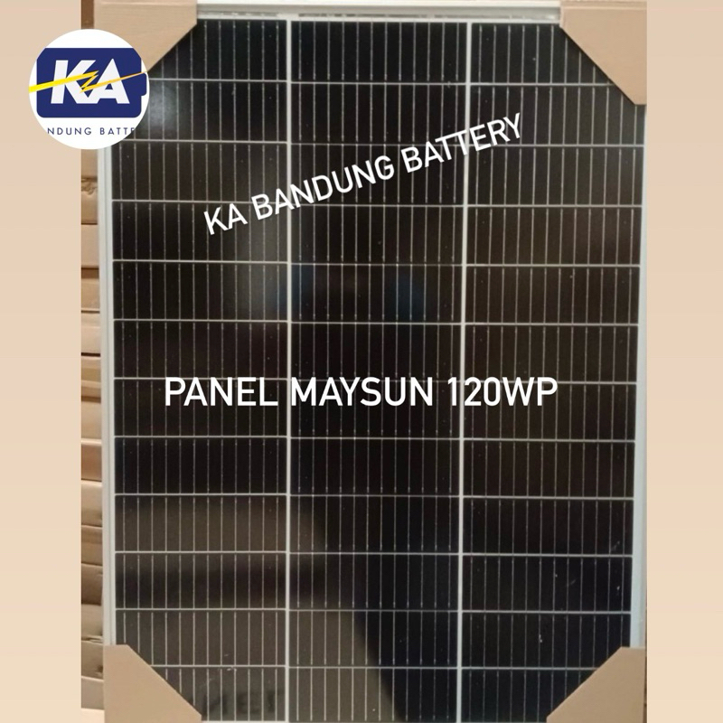 Jual PROMO Solar panel tenaga surya GH Maysun 12v 12 v 120wp 120 wp ...