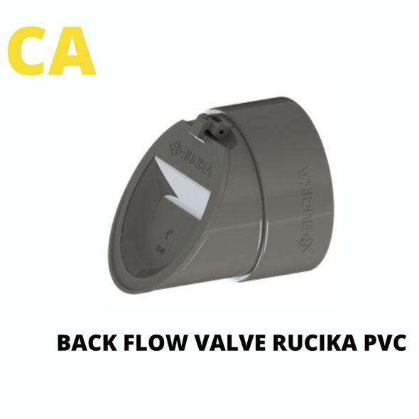 Jual BACK FLOW VALVE RUCIKA PVC | Shopee Indonesia