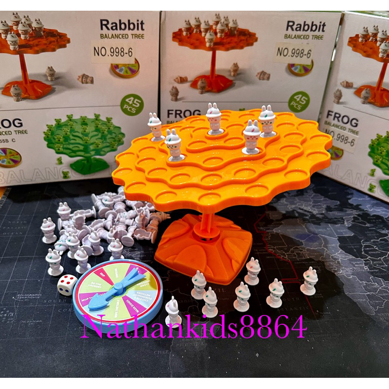 Jual Mainan Keseimbangan Pohon KELINCI TREE RABBIT BALANCED Family Game ...
