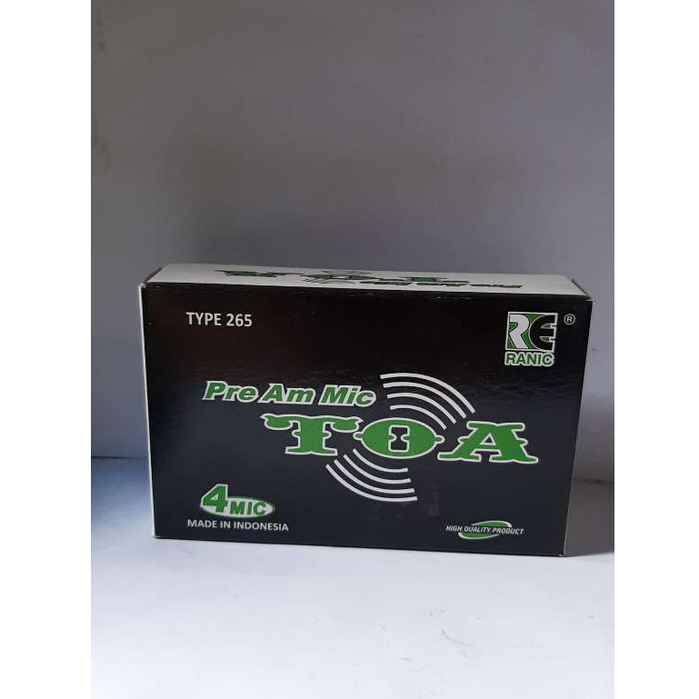 Jual Kit Penguat Mic Pre Amp Mic Mixer 4 Channel Model TOA | Shopee ...