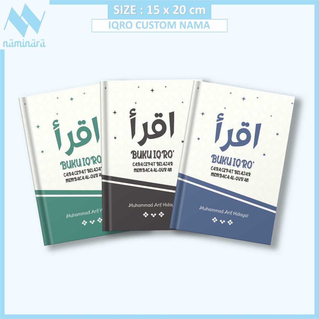 Jual Buku IQRO bisa pakai nama Cara cepat membaca alquran | Hard Cover ...