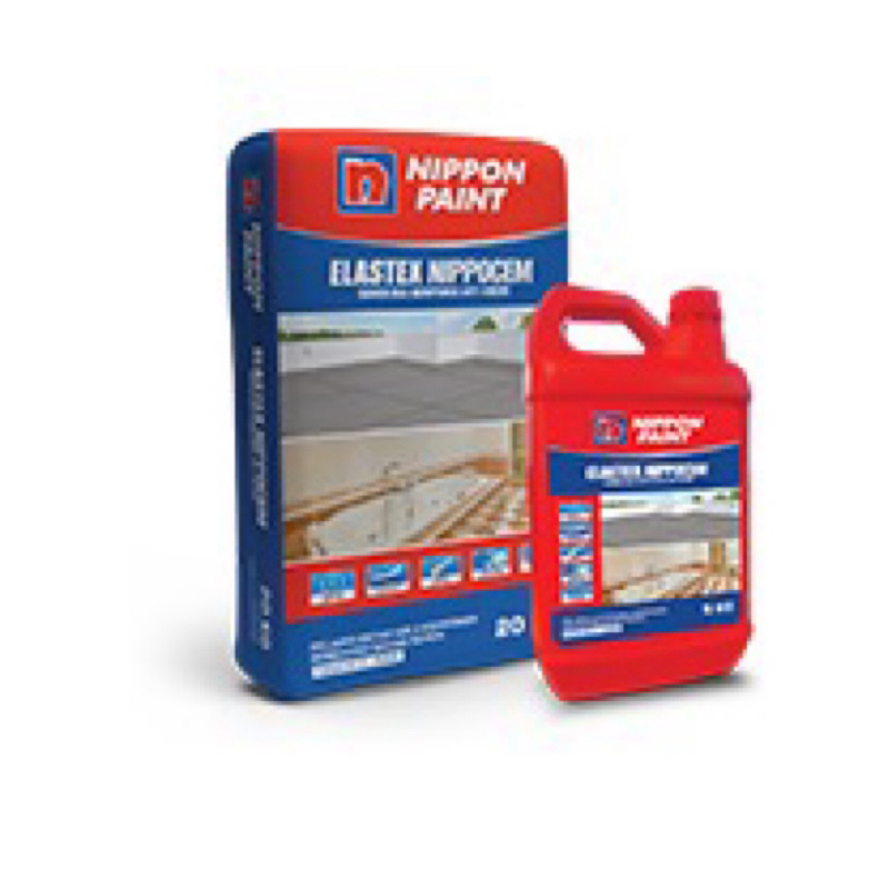 Jual Semen Waterproofing 2 Komponen Elastex Nippocem 25 Kg | Shopee ...