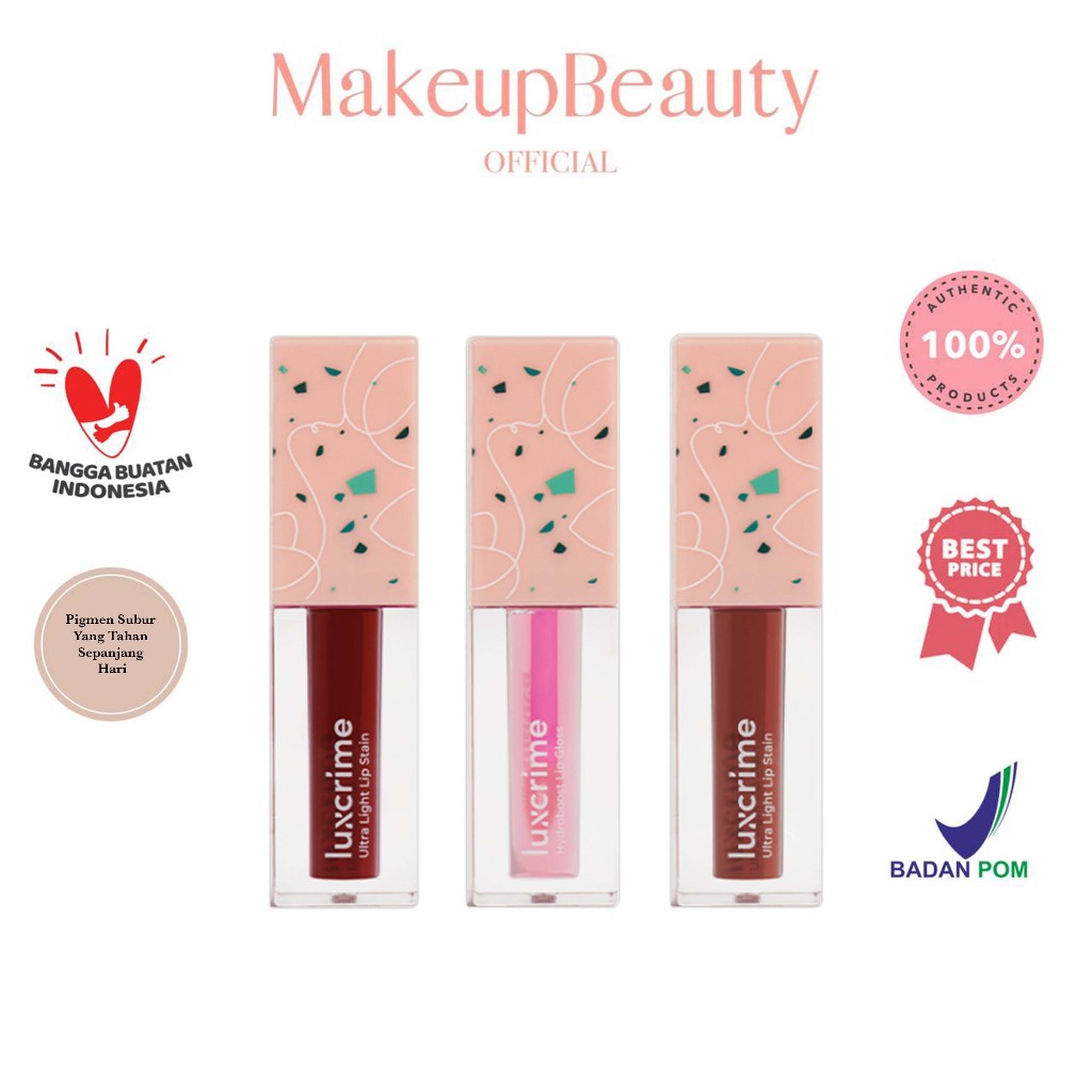 Jual LUXCRIME X MONICA AMADEA Lip Stain | Shopee Indonesia