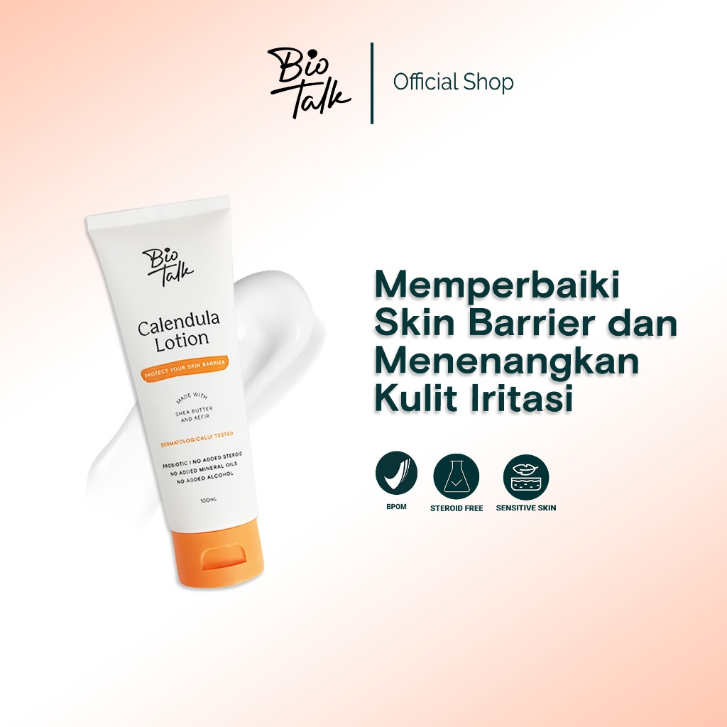 Jual Biotalk Calendula Lotion For Eczema and Dry Skin | Shopee Indonesia