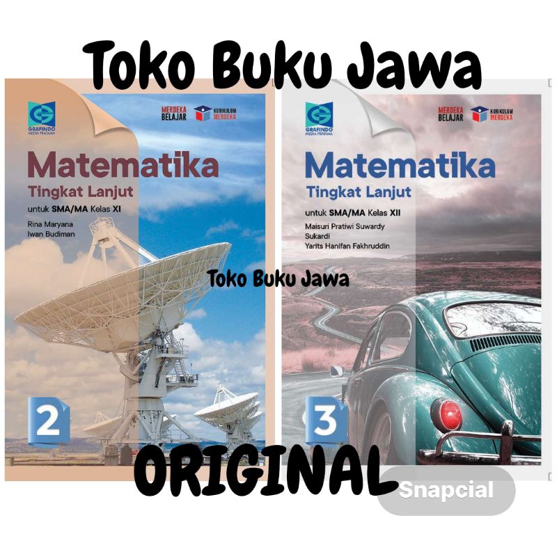 Jual ORI Buku SMA Matematika Tingkat Lanjut Kelas 11 12 XI XII Grafindo Kurikulum Merdeka ...