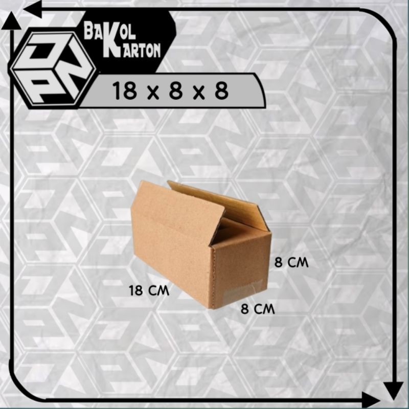 Jual Kardus Packing 18x8x8 , Kardus Box polos ,Kardus Packing | Shopee ...