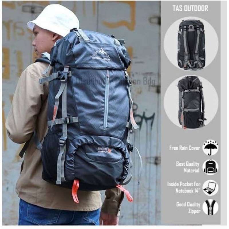 Jual TAS RANSEL GUNUNG # TAS HIKING # TAS CARRIER 60 LITER PROGESS ORIGINAL | Shopee Indonesia