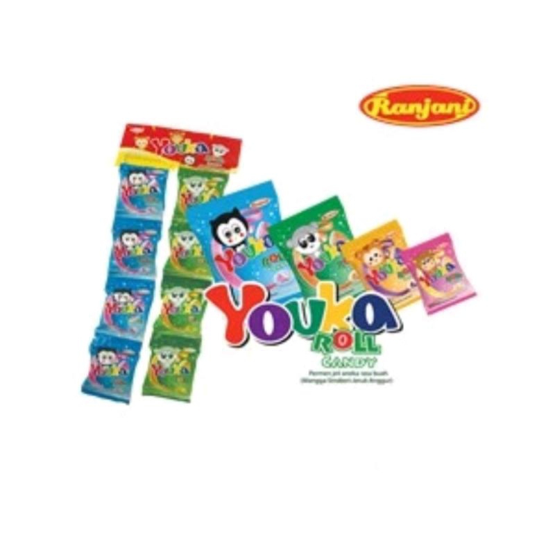 Jual Permen Gulung youka roll 1 pak isi 20pcs | Shopee Indonesia
