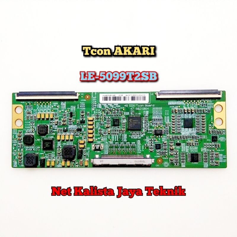 Jual TCON TV AKARI LE-5099T2SB ORIGINAL HV490FHB-N80 TCON AKARI 5099T2 ...