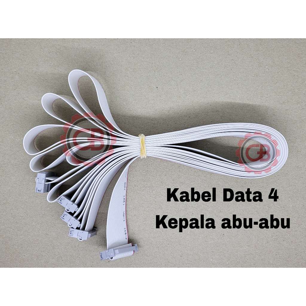 Jual KABEL DATA 4 KEPALA 20 PIN ABU-ABU MESIN BORDIR KOMPUTER | Shopee ...