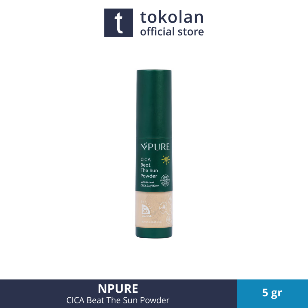 Jual NPURE Sunscreen CICA Beat The Sun Powder SPF 35 PA++++ | Shopee ...