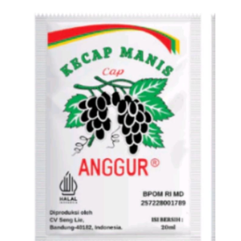 Jual Cap anggur Kecap manis per sachet 20 ml | Shopee Indonesia