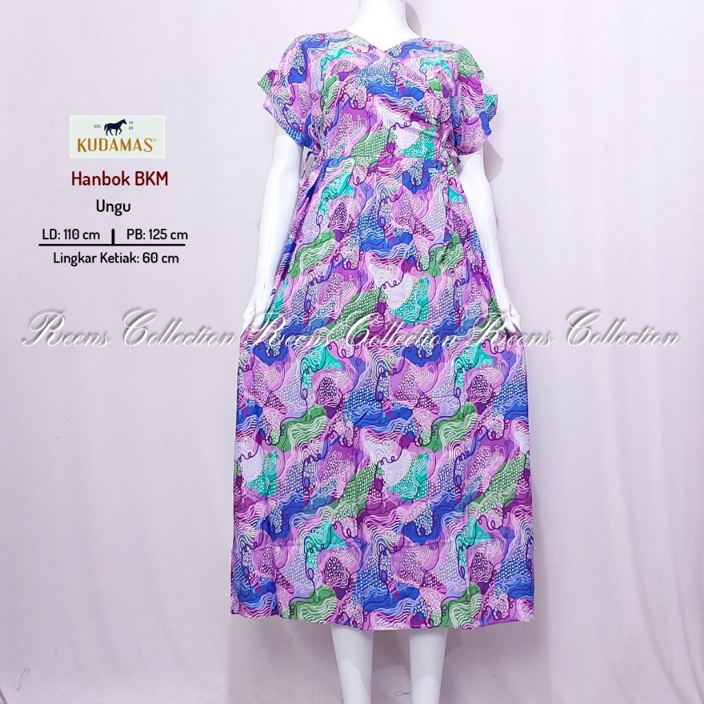 Jual Batik Kuda Mas Daster Hanbok Batik Print | Daster Selempang Depan ...