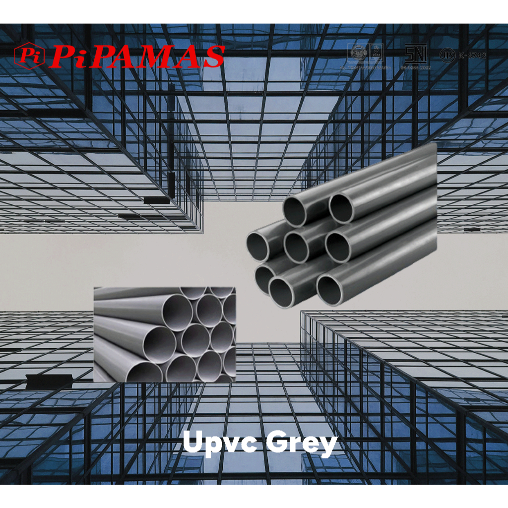 Jual Pipa PVC 6" inch 4 meter AW ABU ABU PiPAMAS | Shopee Indonesia