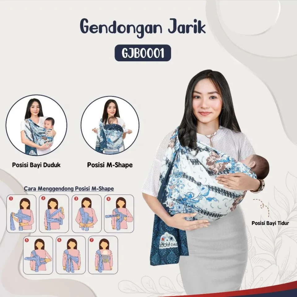 Jual Baby Cute Gendongan Bayi Jarik GJB0001 - Gendongan Jarik 3in1 ...