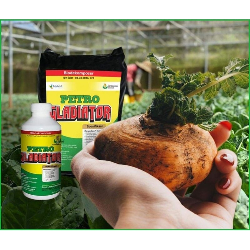 Jual Bio Dekomposer PETRO GLADIATOR (1'kg) Obat untuk membuat Kompos ...