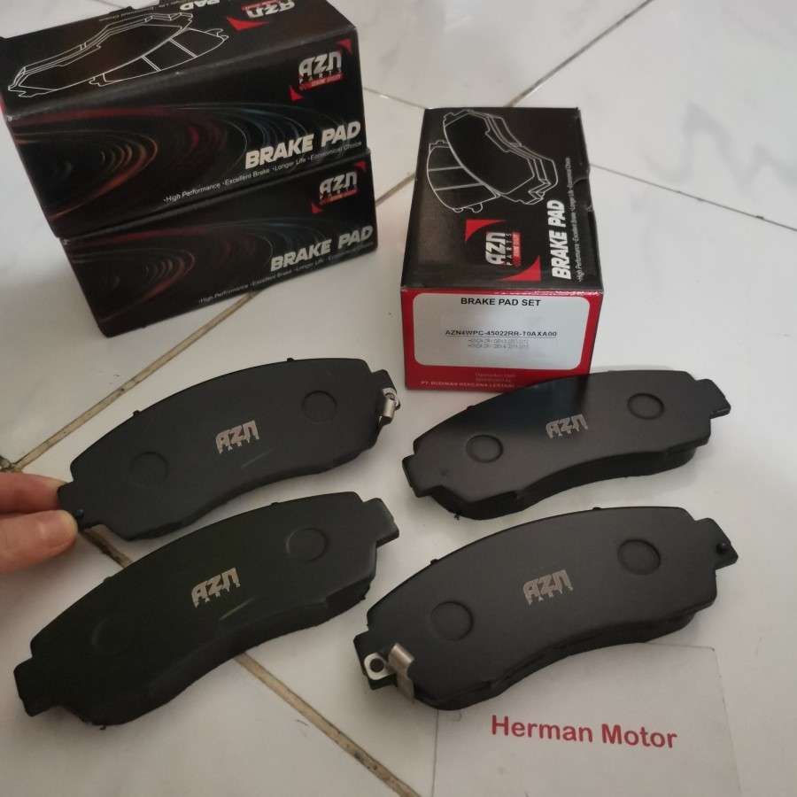 Jual Brake pad Rem Depan AZN for: Honda CRV turbo RW / Crv 2007-2016 Gen3 gen4 RE RM (AZN ...