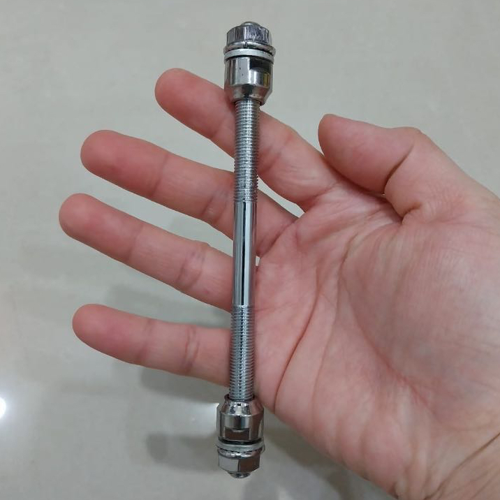 Jual As roda sepeda depan Inner Hub Mur 13 Spindles panjang 14cm ...