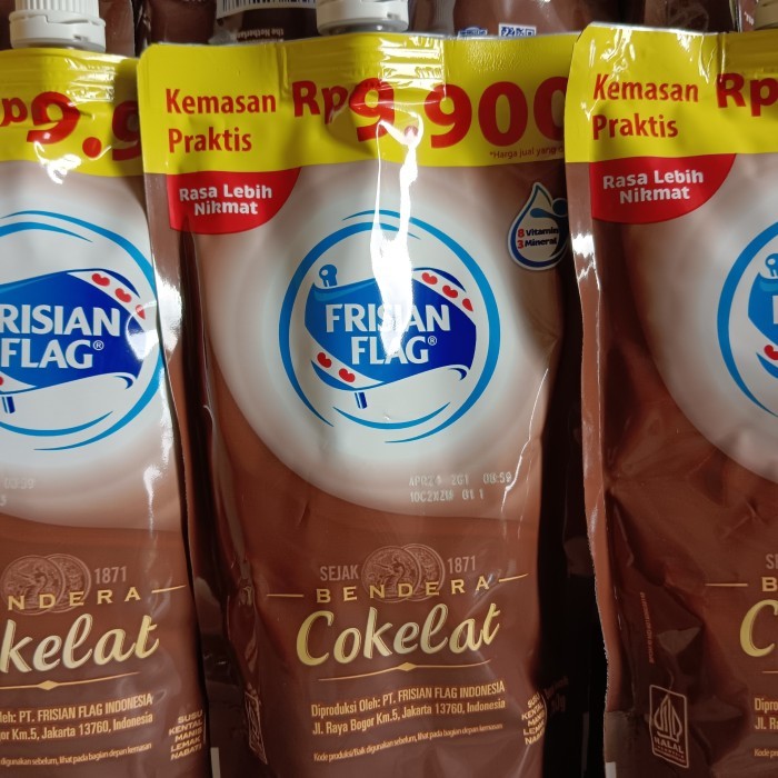 Jual Frisian Flag kental manis COKLAT pouch 260gram | Shopee Indonesia