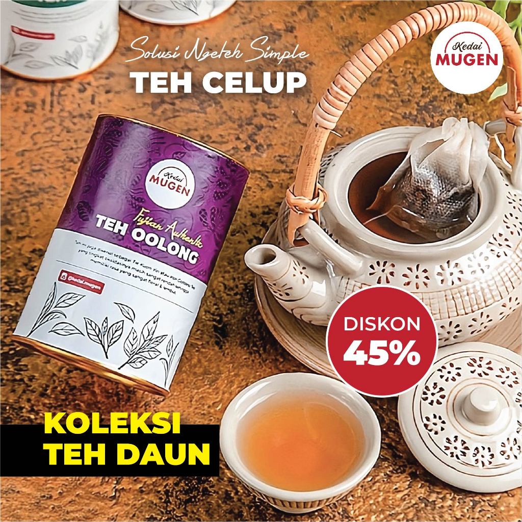Jual Teh Celup Oolong/ Teh Hijau/ Teh Hitam/ Earl Grey/ Putih Pucuk ...