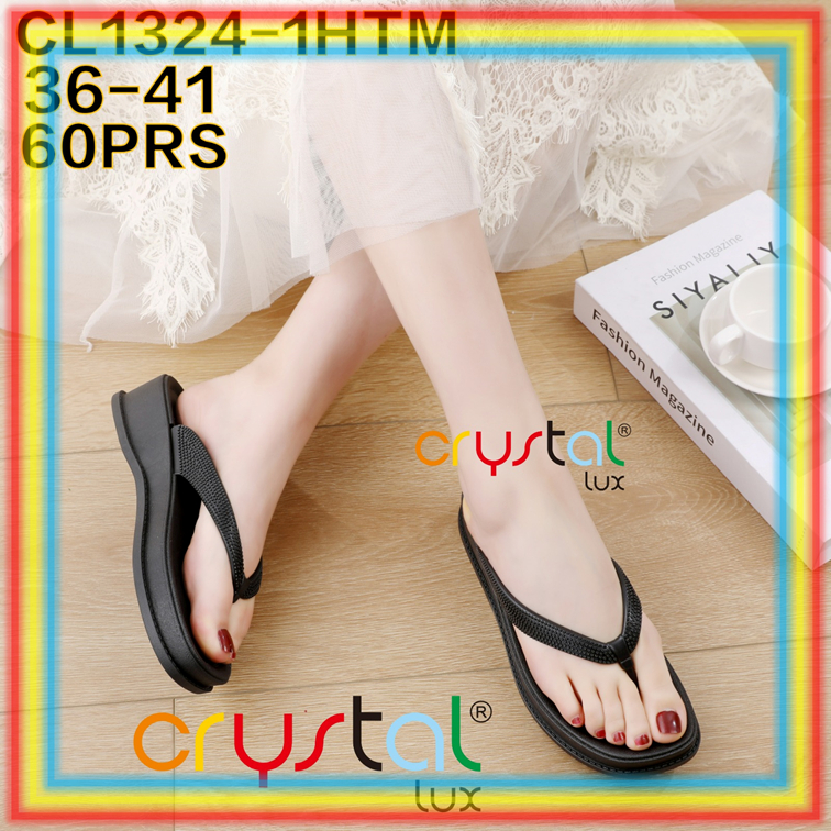 Jual CL1324-1 Sandal Jepit Wanita Crystal Lux Sendal Japit Cewek Karet ...