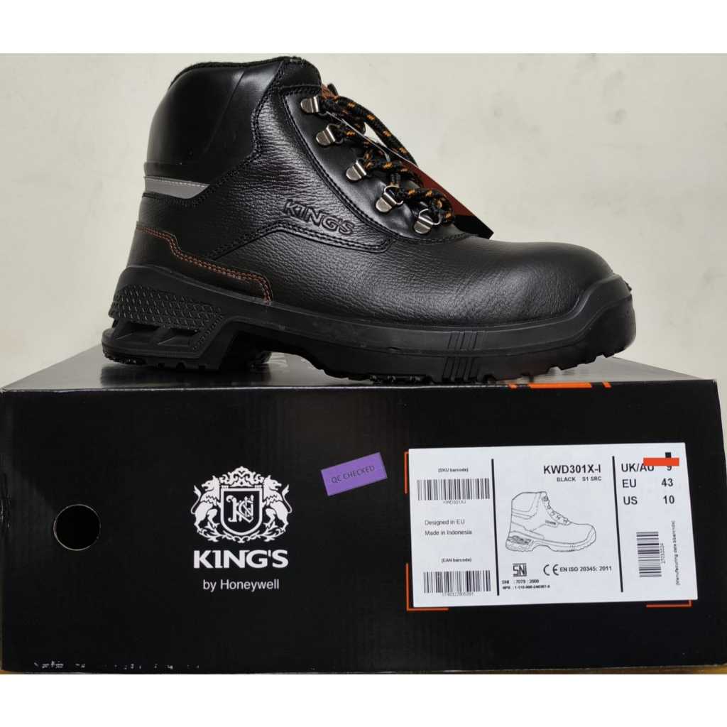 Jual Safety Shoes / Sepatu safety Kings KWD 301 mid-cut lace | Shopee ...