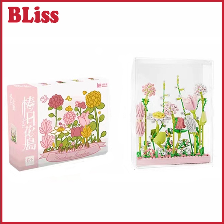 Jual BLiss Bricks Bunga /Bunga Bata / Bunga Buket Nano Block / Bangunan ...
