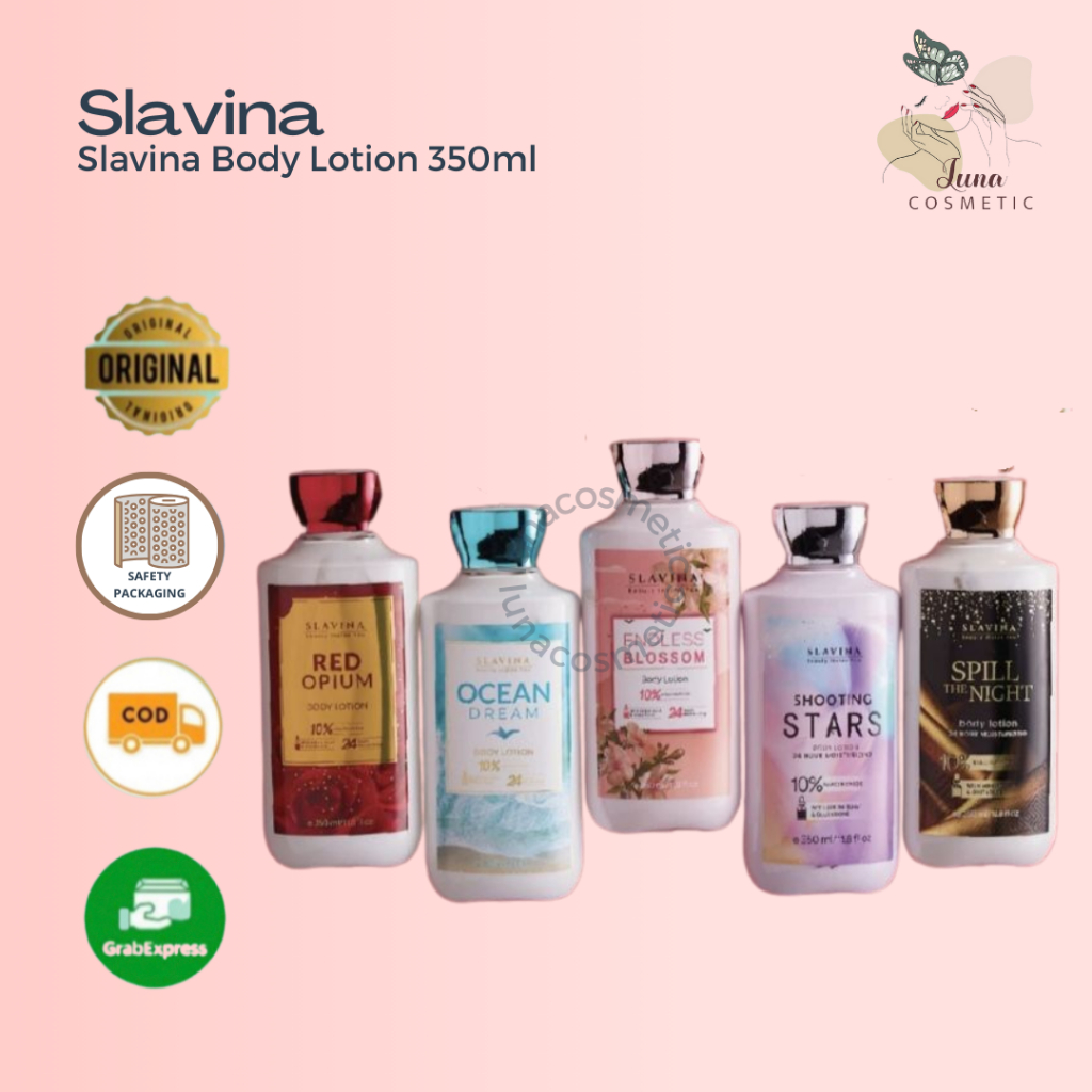 Jual Slavina Body Lotion 350ml | Shopee Indonesia