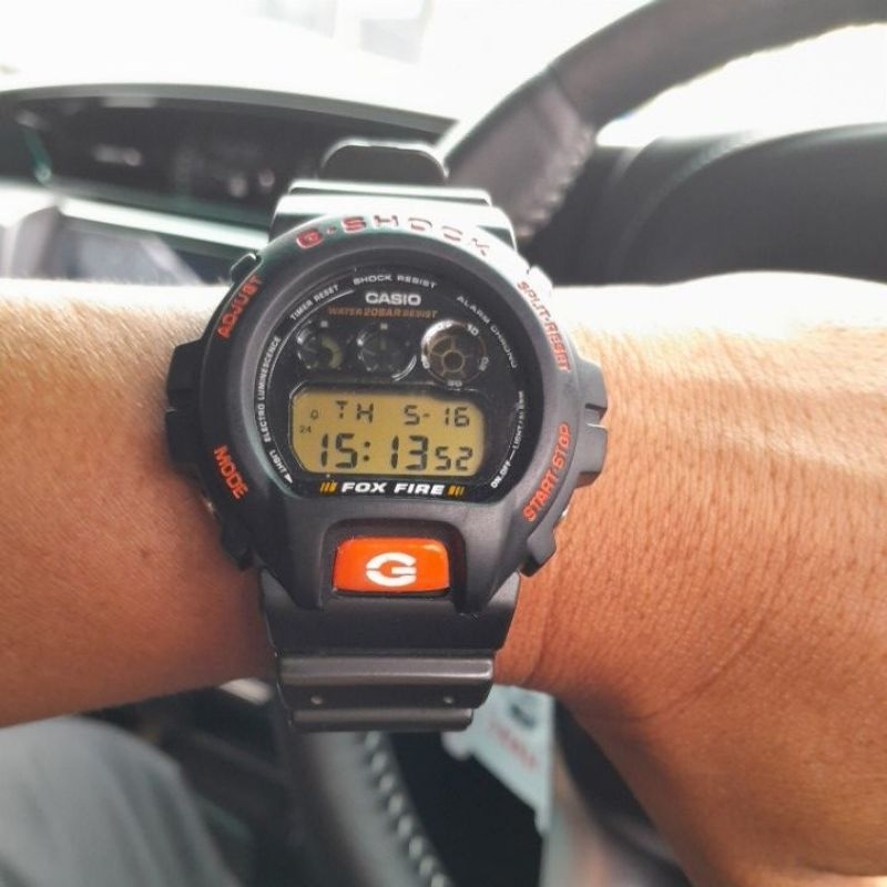 Jual Casio G Shock dw-6900 fox fire original Made in Japan | Shopee ...