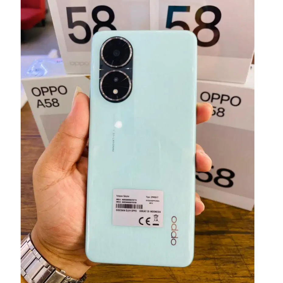 Jual Oppo A58 Ram 6/128GB | Ram 8/128GB (SECOND) | Shopee Indonesia