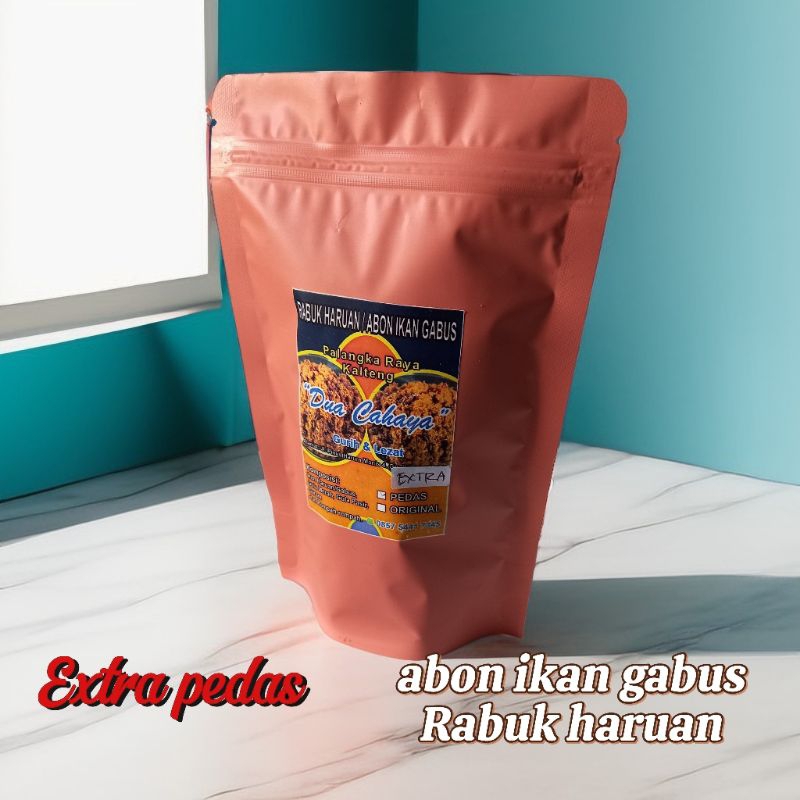 Jual Ekstra Pedas rabuk haruan khas Kalimantan/abon ikan gabus tanpa ...