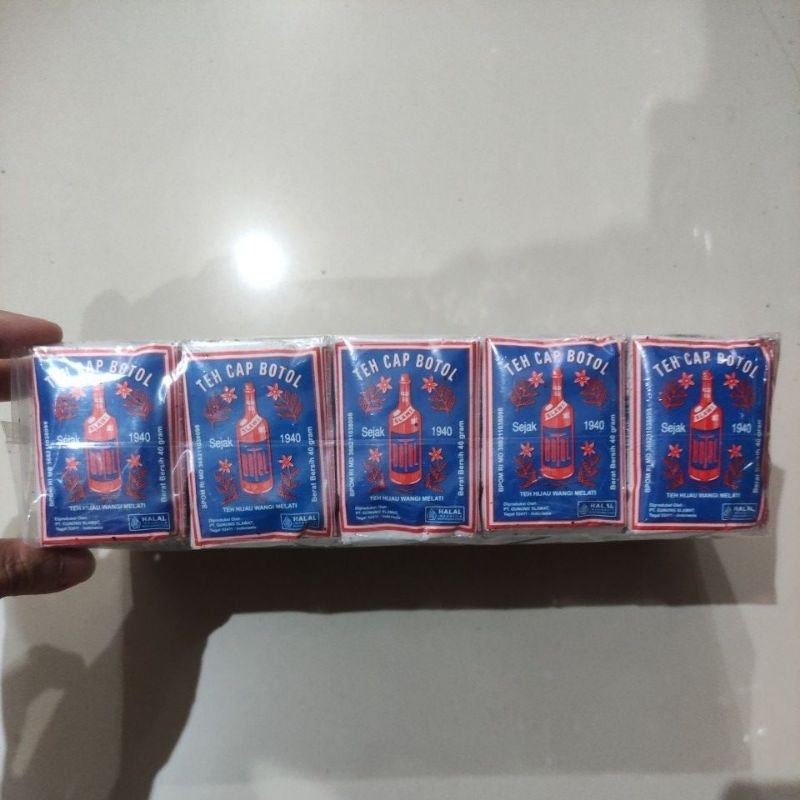 Jual TEH CAP BOTOL BIRU 10 X 40 GRAM | Shopee Indonesia