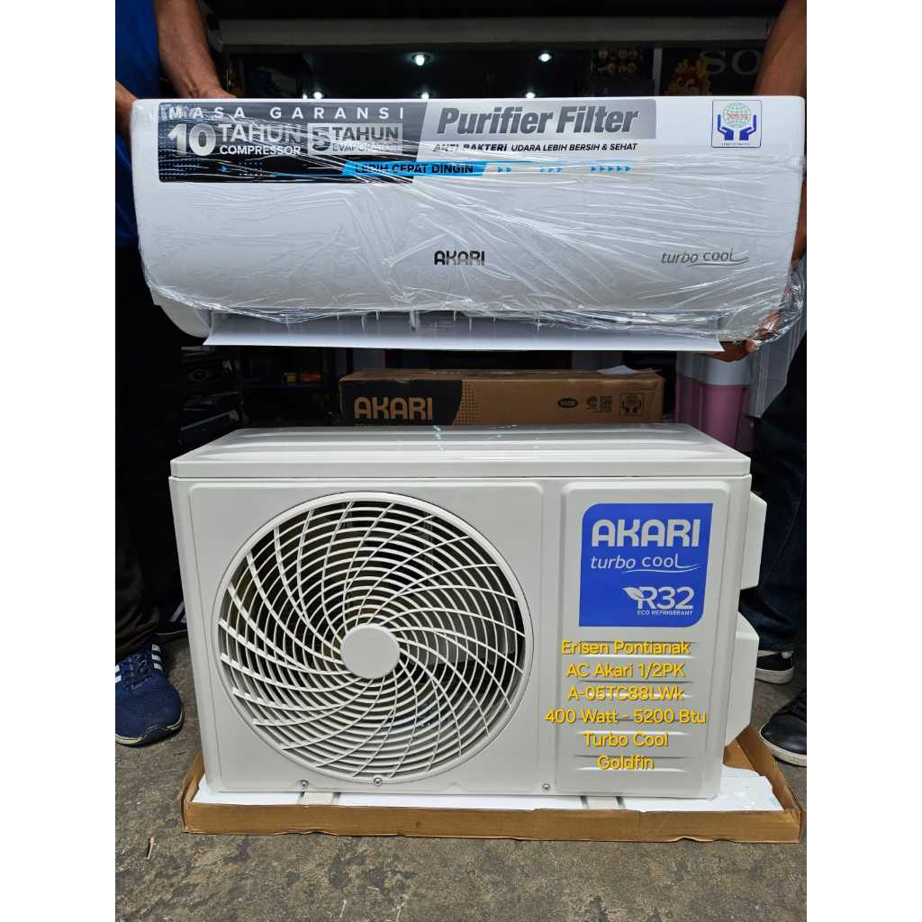 Jual AKARI AC 1/2PK LOW WATT A-05TC88LWk (Unit Only) | Shopee Indonesia