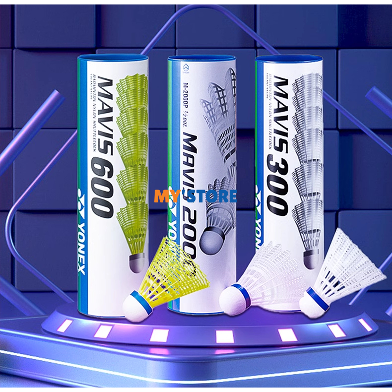 Jual Shuttlecock Mavis Nylon Badminton 6 in 1 6in1 Nylon Stable Mavis 250 | M250 | Mavis 300 ...