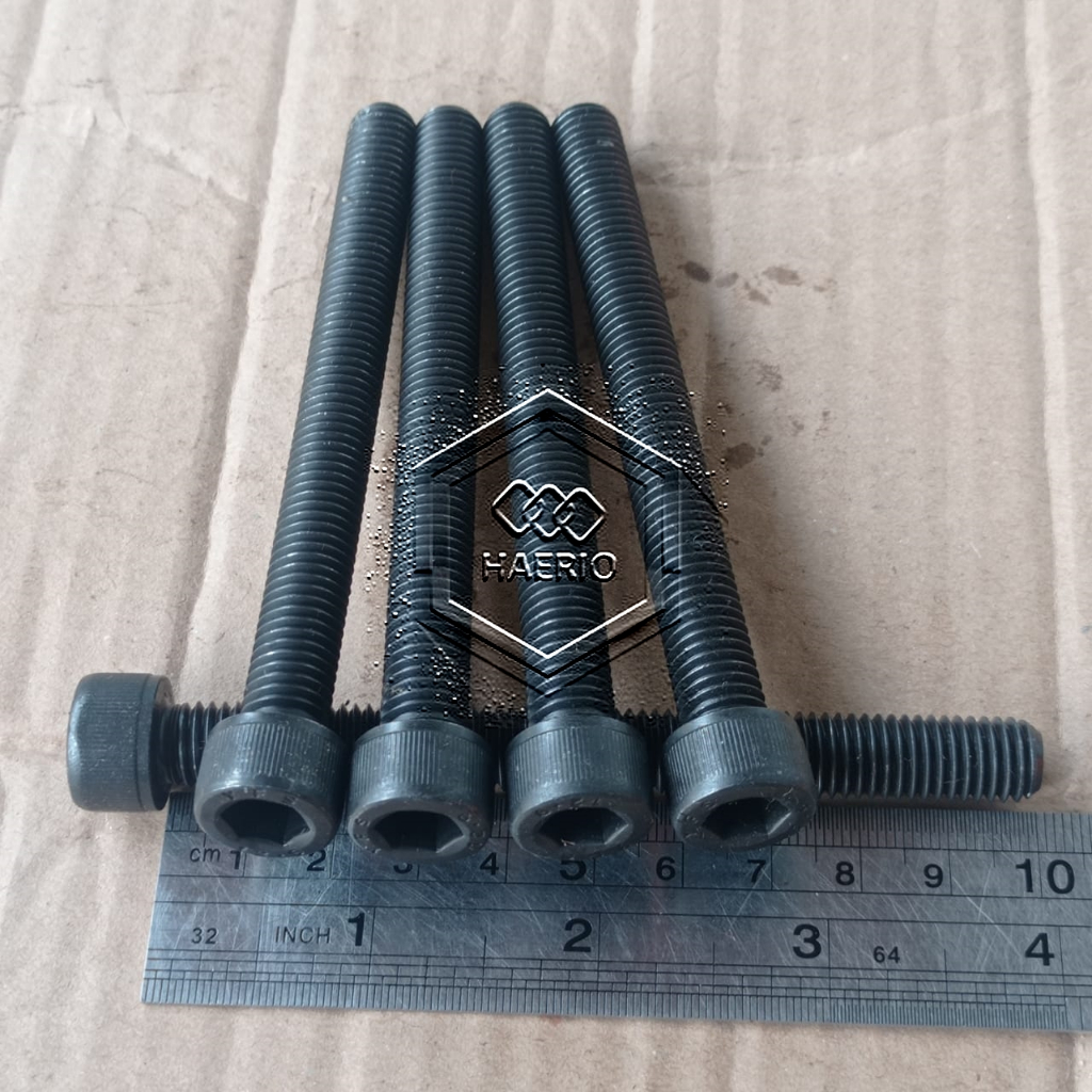 Jual BAUT L M10X100 (10CM) BAJA FULL DRAT / BAUT L BAJA M10 X 100 GRADE 12.9 / BAUT L BAJA M10 ...