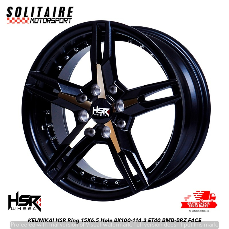 Jual VELG HSR RING 15 PCD 4X100 UNTUK JAZZ CITY ROCKY DLL | Shopee Indonesia