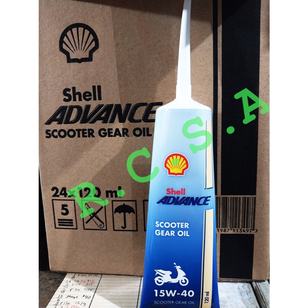 Jual SHELL ADVANCE SCOOTER GEAR OIL 120ML ORIGINAL | Shopee Indonesia