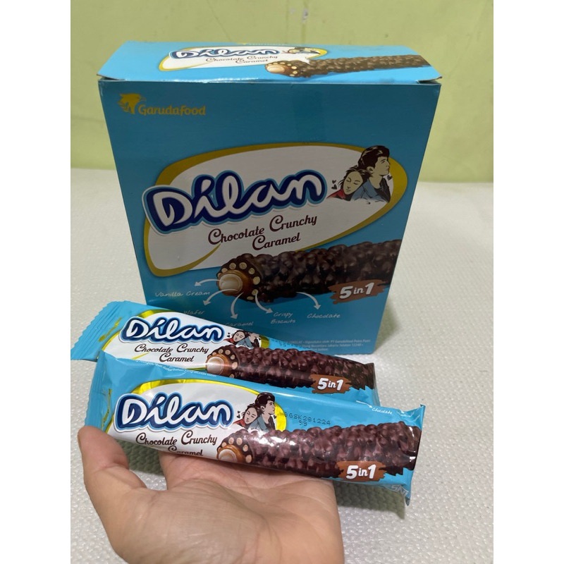 Jual Dilan Coklat Crunchy isi 12 pcs | Shopee Indonesia